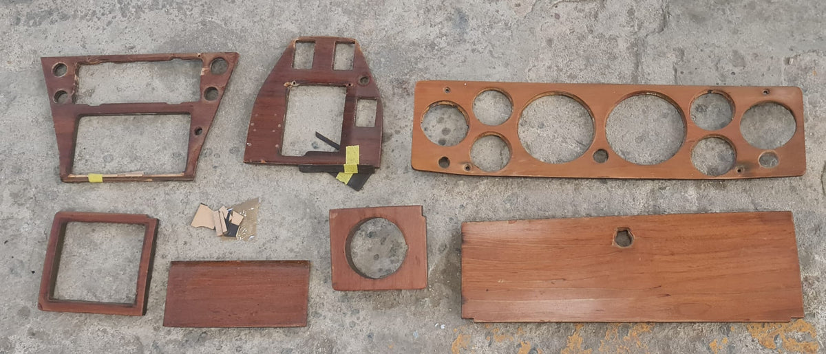 Wood refurbish 7 piece dash kit to suit Triumph Stag – FENDERTRIM